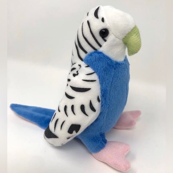 Fiesta | Toys | Fiesta Parakeets White And Blue Stuffed Animals Plush ...